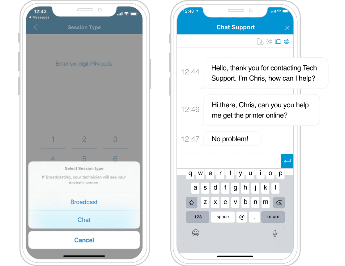 iOS Remote Support: Remotely Access iPhone & iPad | LogMeIn Rescue